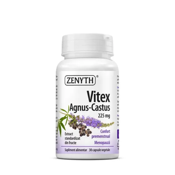 Agnus-Castus 225 mg, 30 capsule vegetale, Zenyth
